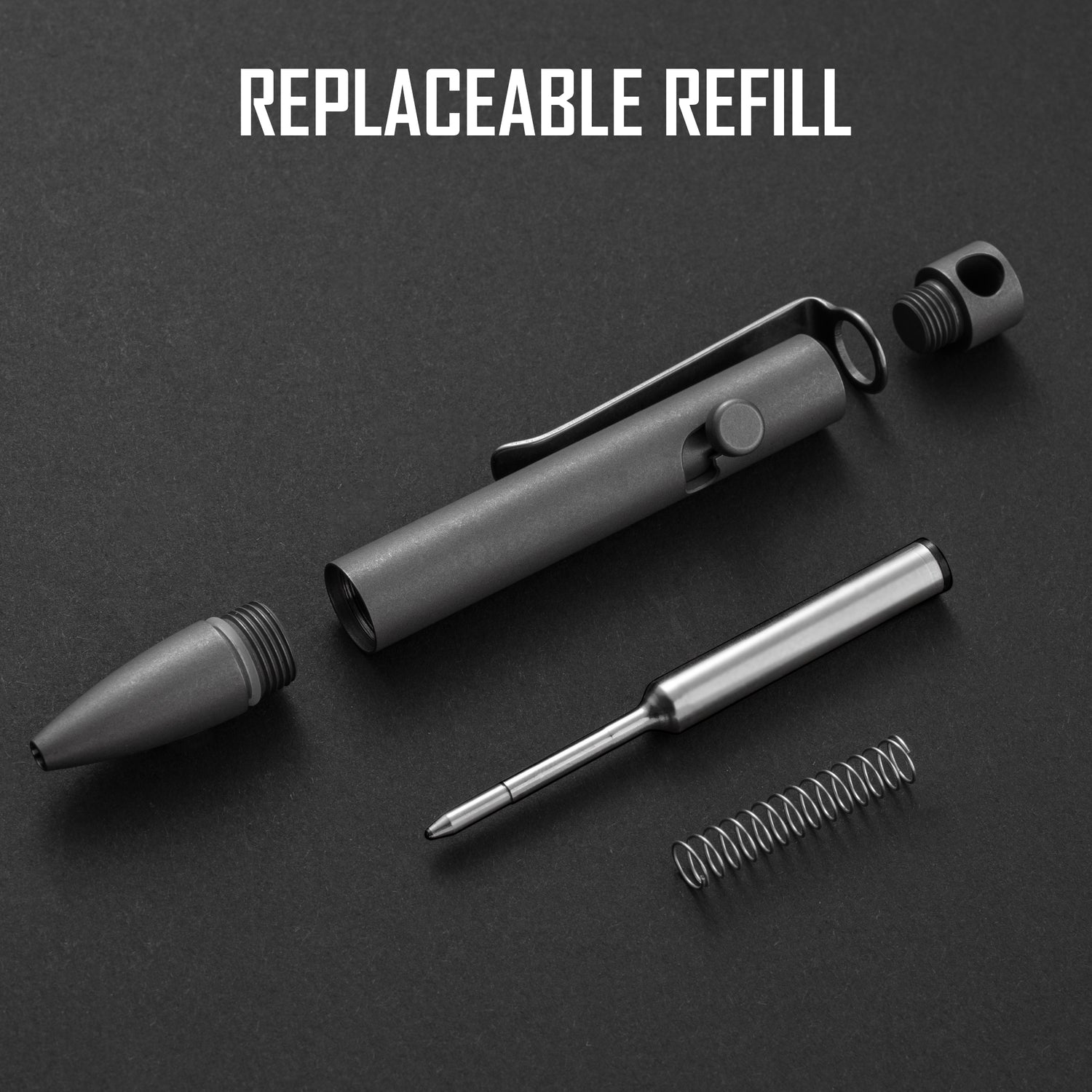 KeyUnity KP05 Titanium Alloy Tactical Fountain Pen