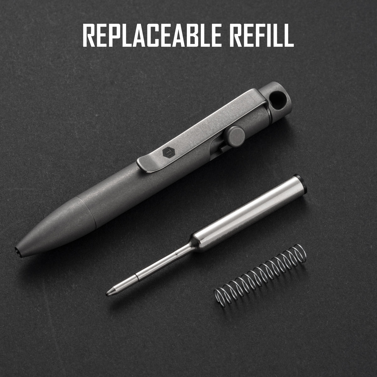 KeyUnity KP05 Titanium Alloy Tactical Fountain Pen