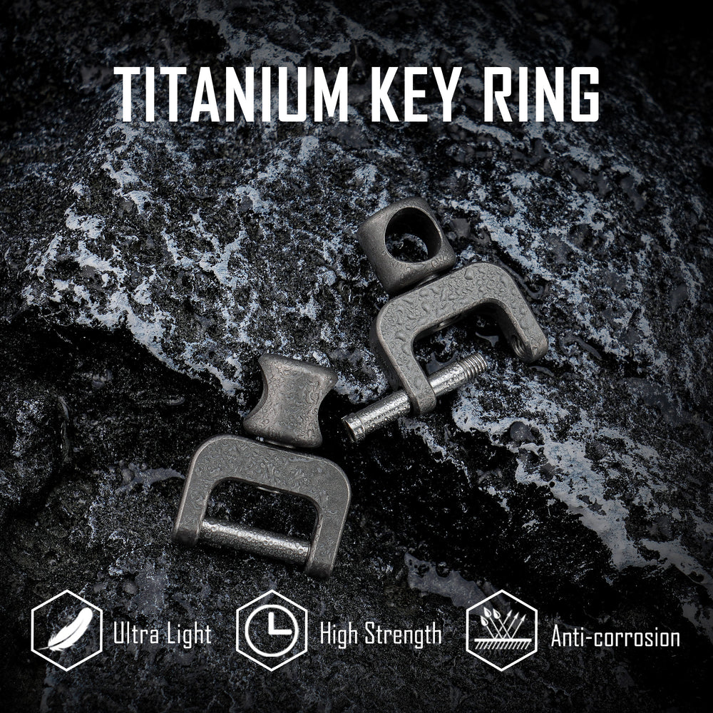 KeyUnity KA35 Titanium Side Pushing Key Ring