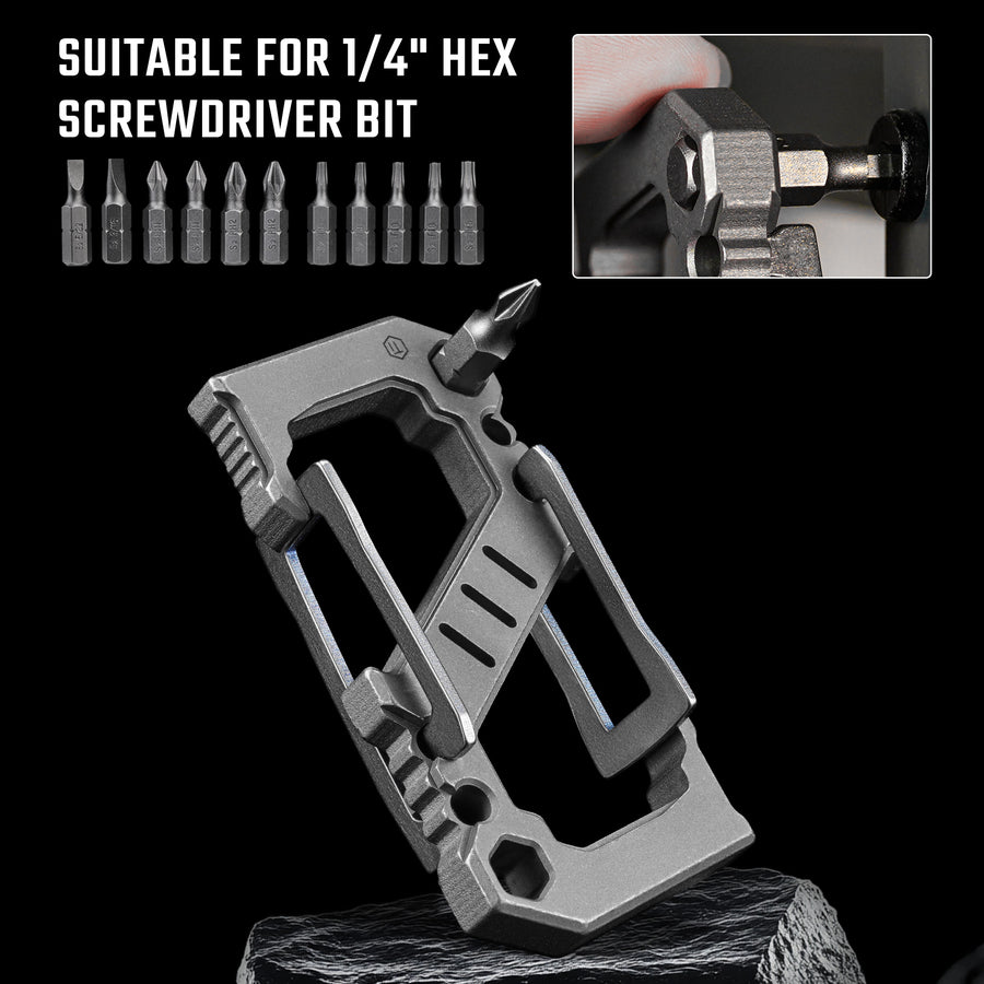 KeyUnity KU07 Titanium Multitool Carabiner