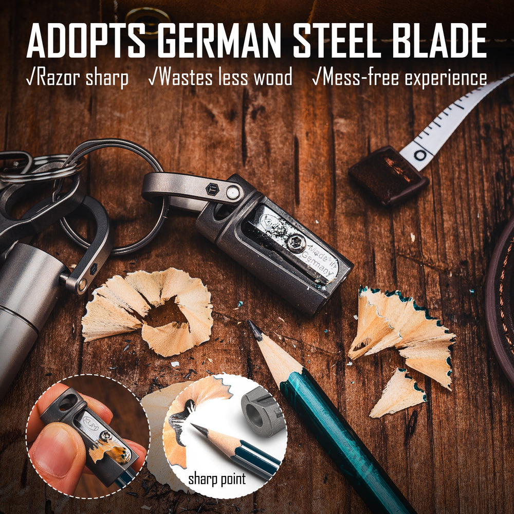 KeyUnityKT00 Titanium Alloy Pencil Sharpener