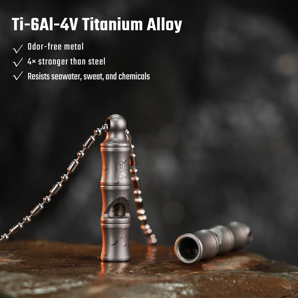 KeyUnity KA55 Titanium EDC Whistle