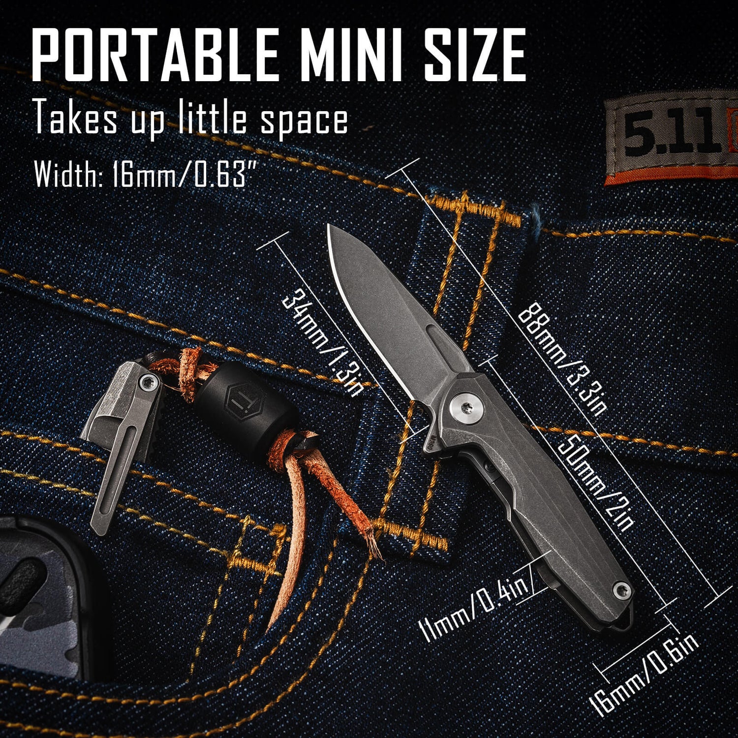 KK04 Mini Folding Knife | KeyUnity
