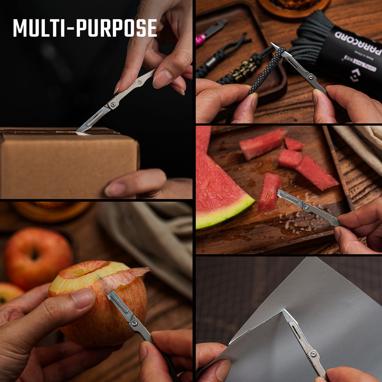 KeyUnity KK13 Mini Titanium Pocket Knife for Everyday Carry