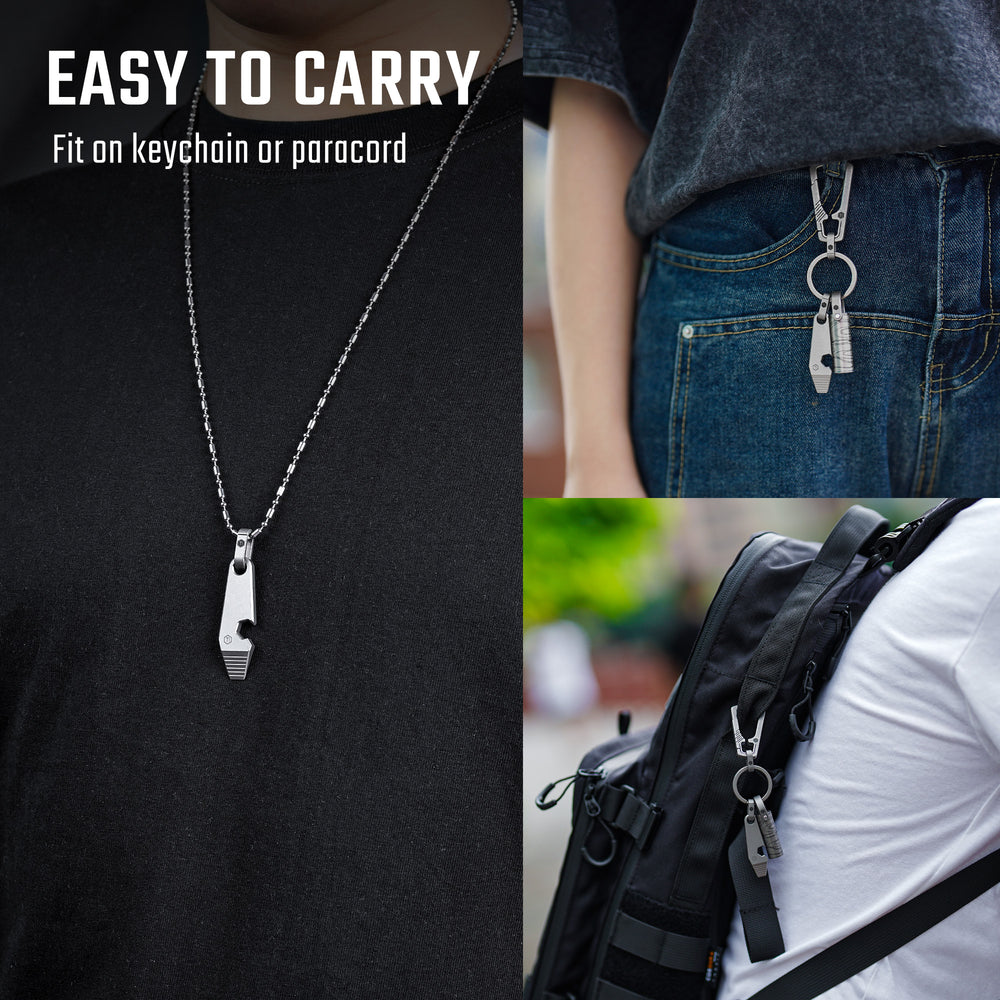 KeyUnity KR01 Titanium EDC Pry Bar Multitool