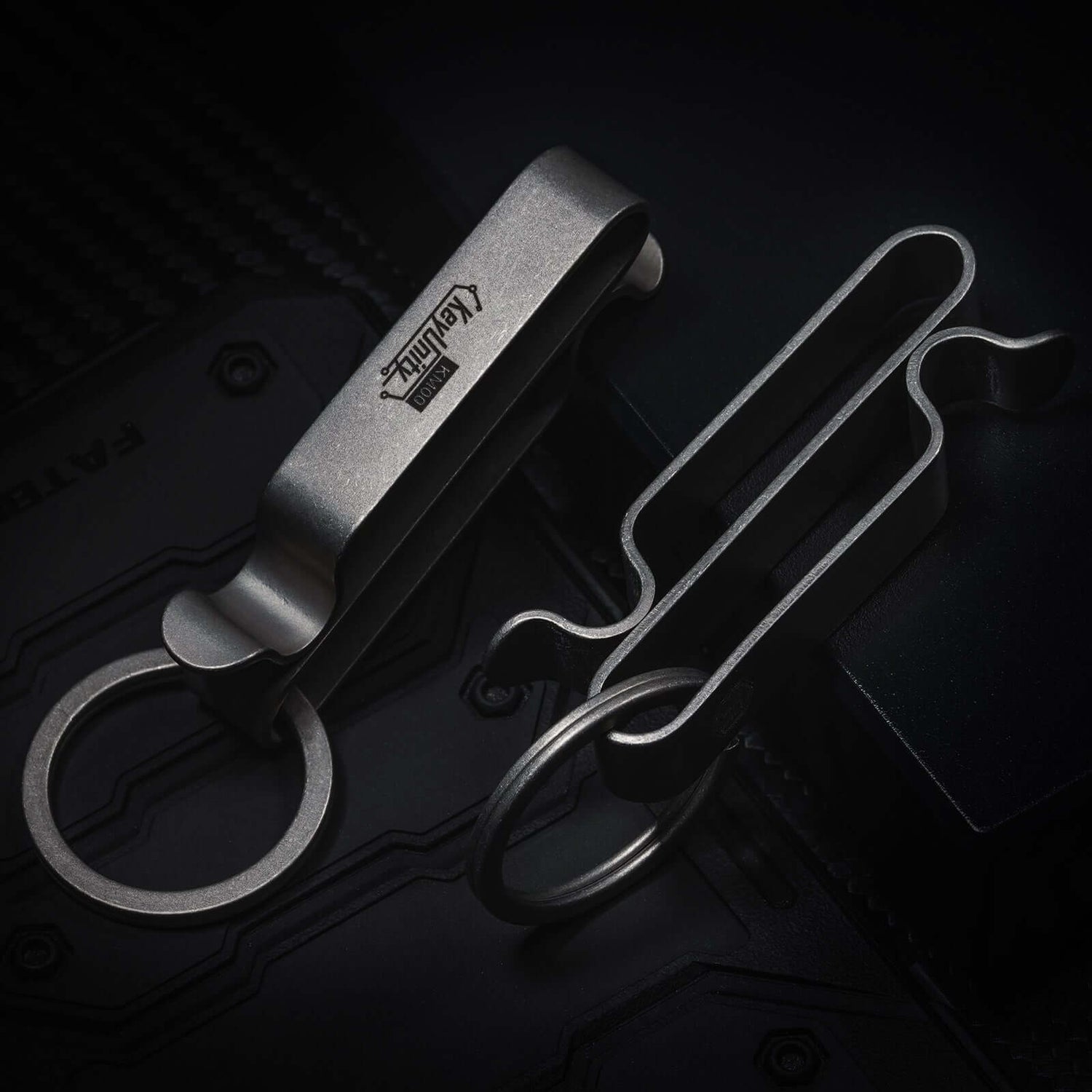 KeyUnity KM00 Titanium Alloy Keychain Belt Clip