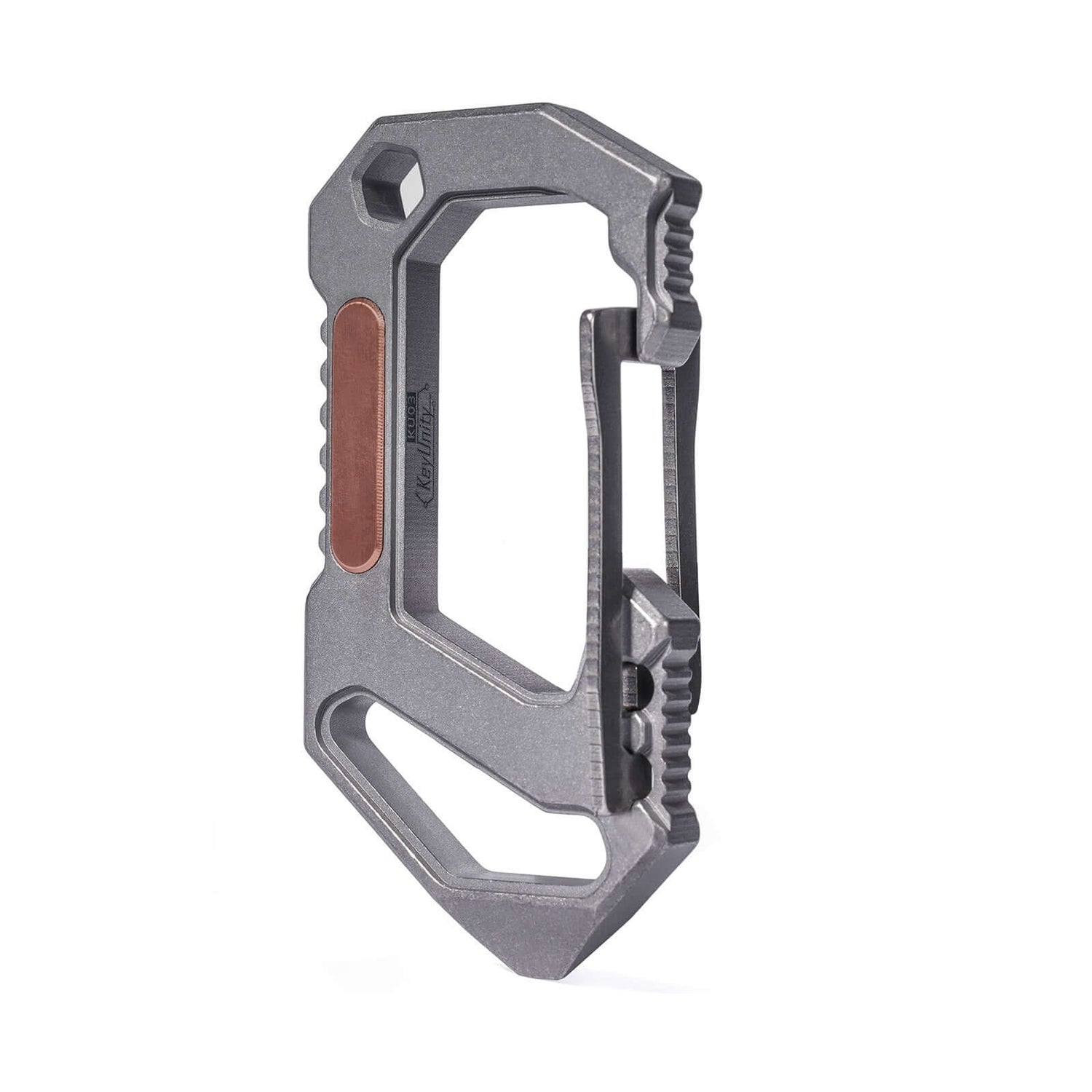 KeyUnity KU03 Titanium EDC 6 in 1 Multi-tool Quick Release Carabiner