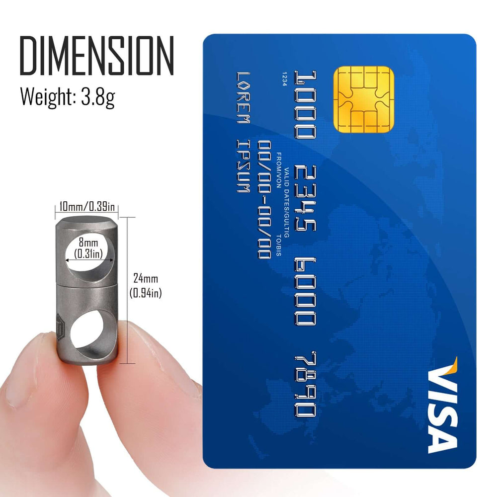 KeyUnity KA07 Titanium Swivel Keychain Connector