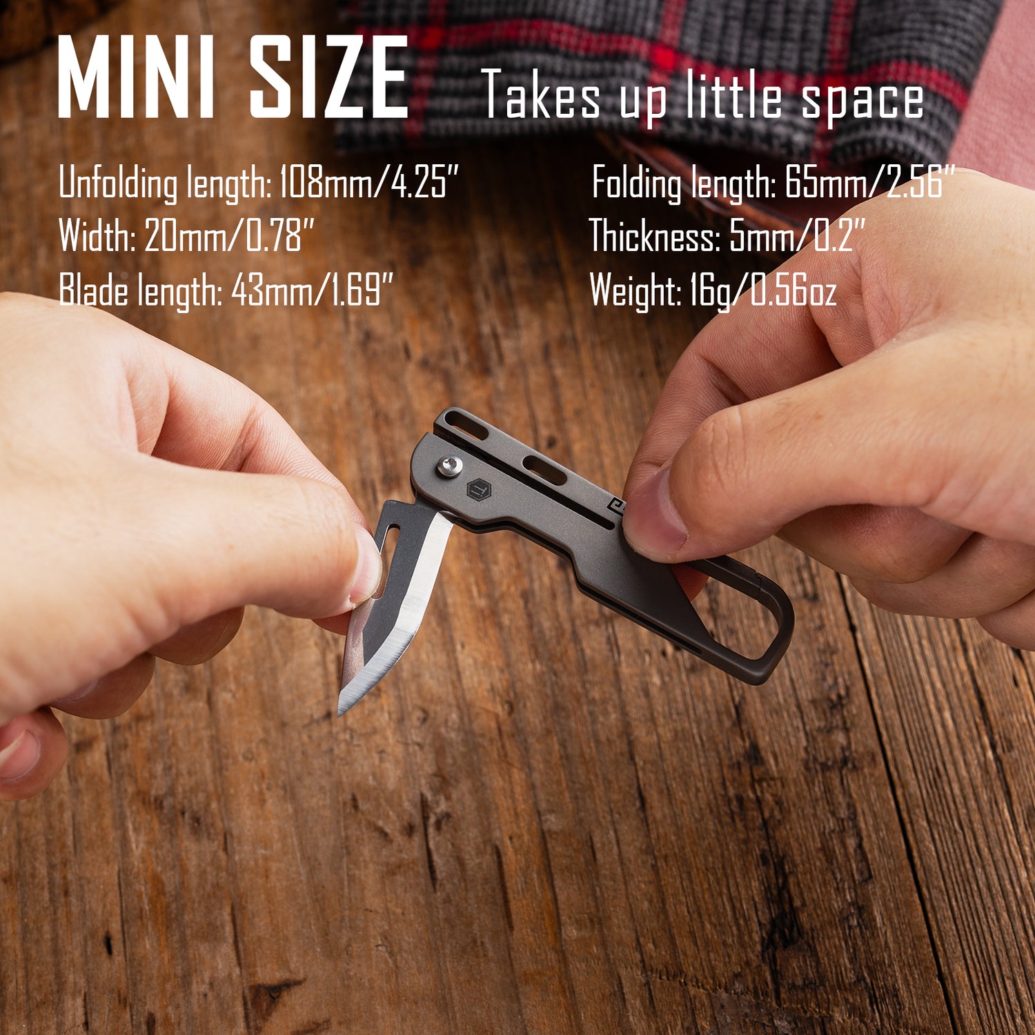 KeyUnity KK08 Titanium Folding Knife